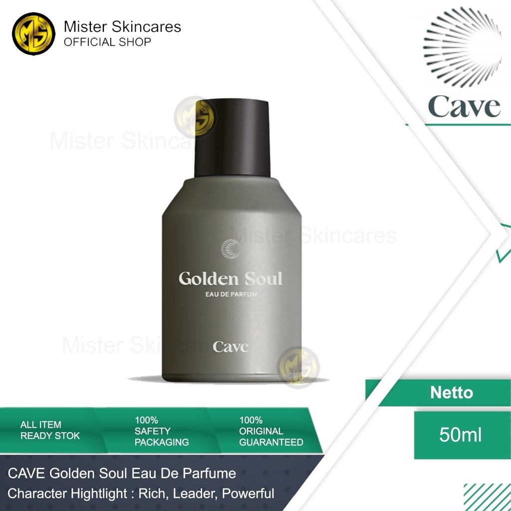Jual Cave Eau de Parfum Golden Soul 50ml Original - Parfume Pria Wangi ...