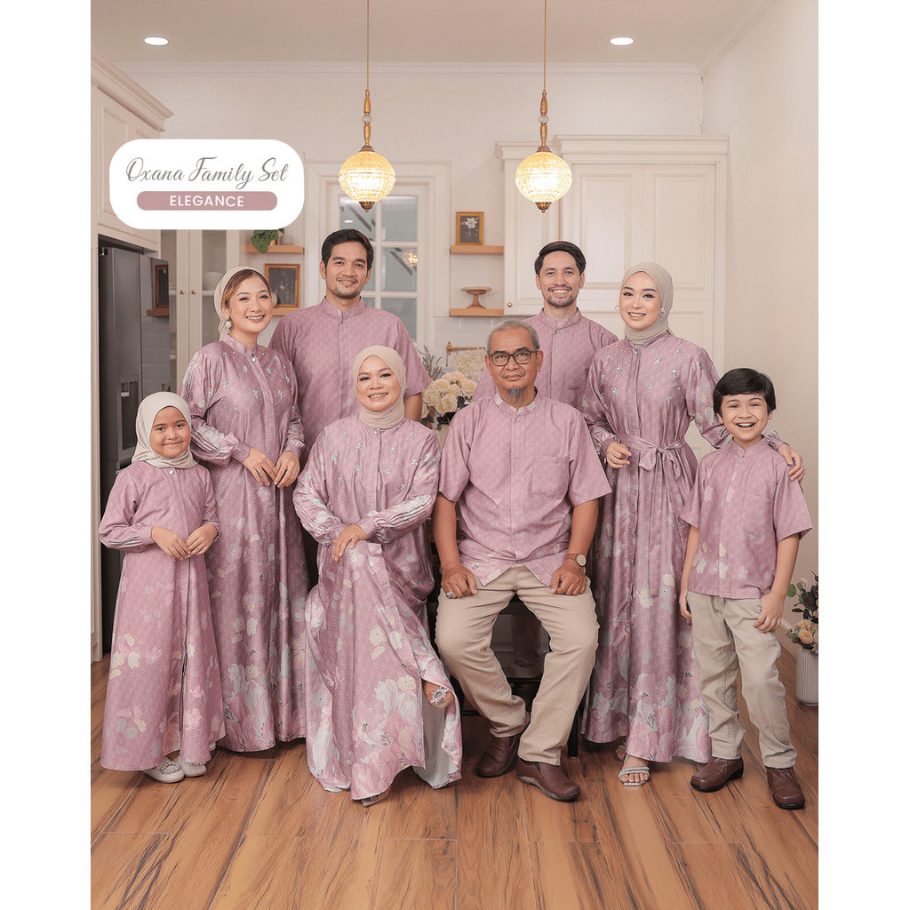 Jual Gamaleea - Oxana Family Set Elegance / Sarimbit Keluarga / Pakaian ...