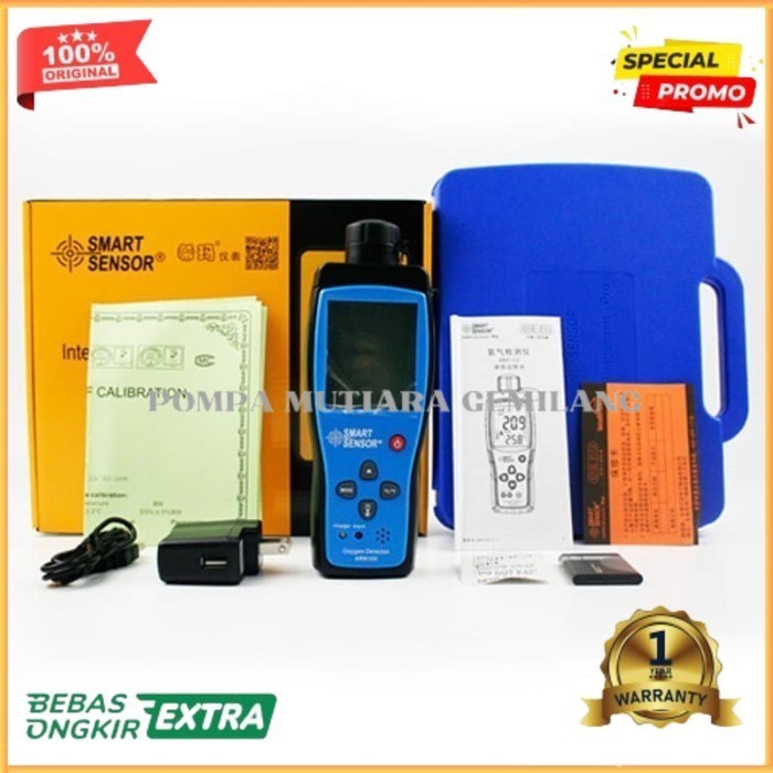 Jual Oxygen Tester Smart Sensor AR8100 Detector O2 Analyzer AR 8100 ...