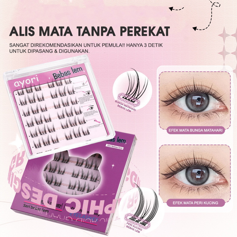 Jual [Hanshi] Bulumata Tanpa Lem Eyelashes No Glue Eyelash Extension ...