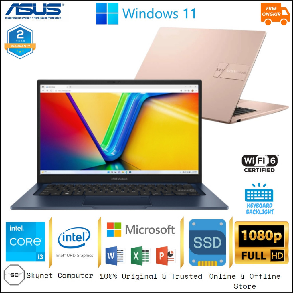 Jual ASUS VIVOBOOK A1404ZA INTEL CORE i3 1215 RAM24GB SSD512GB IPS ...