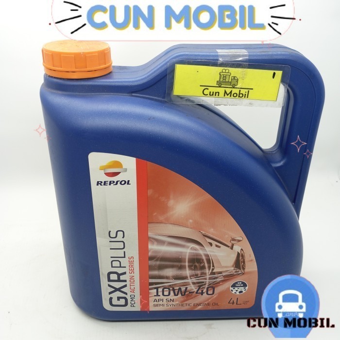 Jual Oli Mesin Repsol GXR Plus 10W-40 API SN Semi Synthetic Engine Oil ...