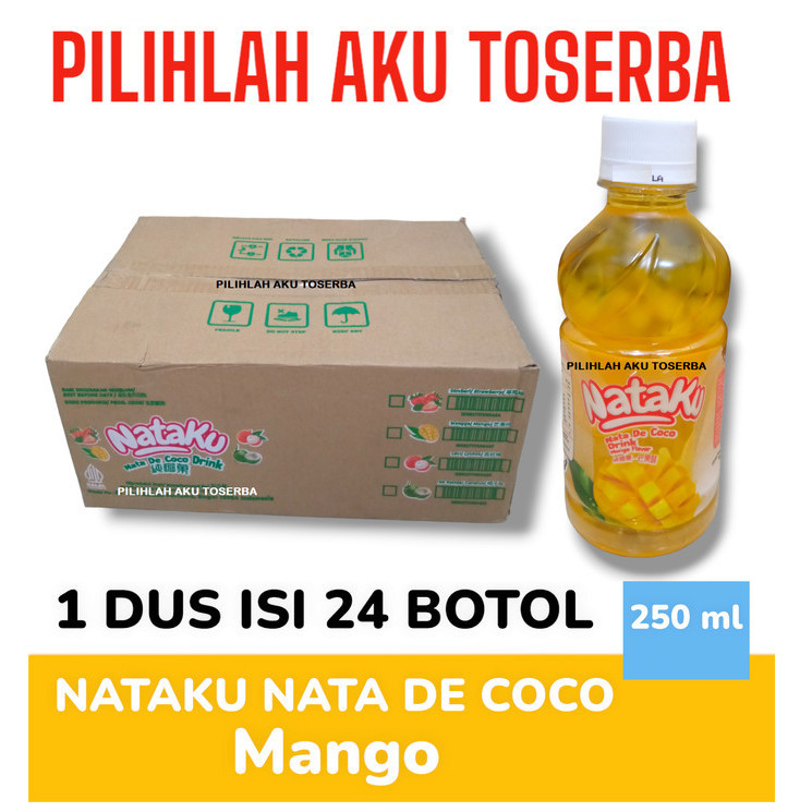 Jual NATAKU Nata de coco rasa MANGO / MANGGA - ( HARGA 1 DUS isi 24 ...
