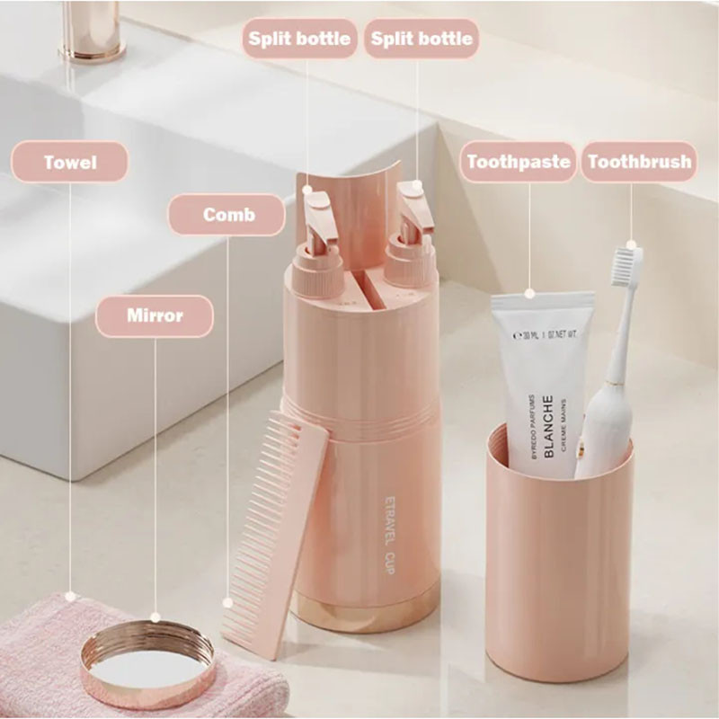 Jual Travel Toiletries Kit 8 in 1 5 in 1 Portable Praktis travel kit ...