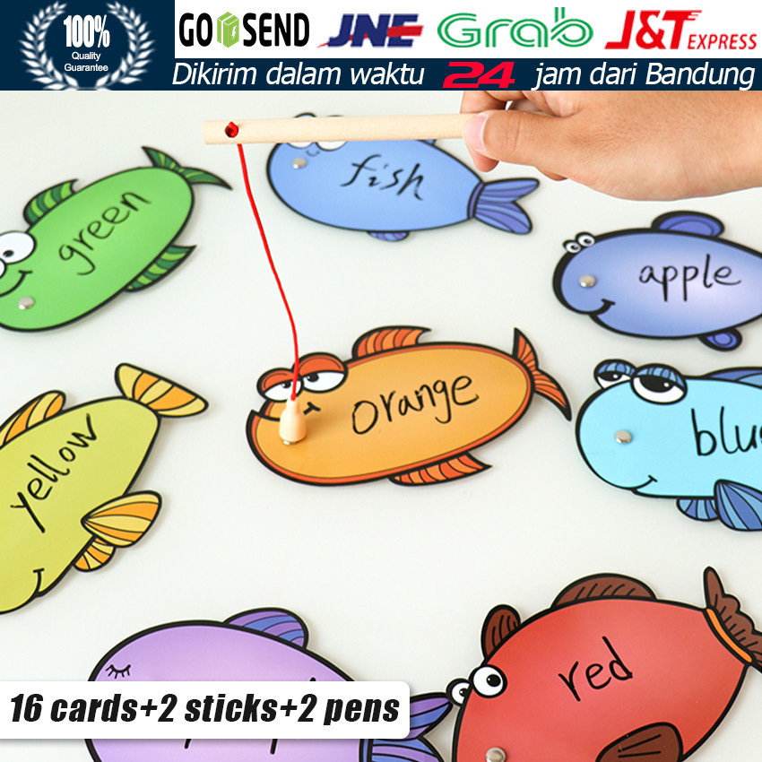 Jual Memancing Huruf Mainan Edukasi / Mainan Pancing Anak Mancing Ikan ...