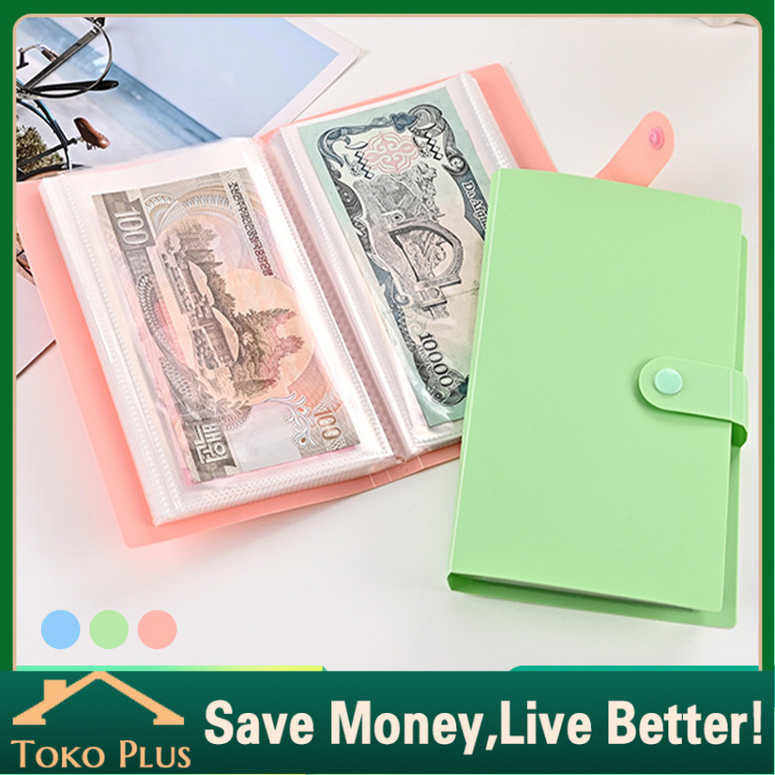 Jual 100 Lembar Album Uang Kertas Mini / Dompet Disiplin Keuangan ...