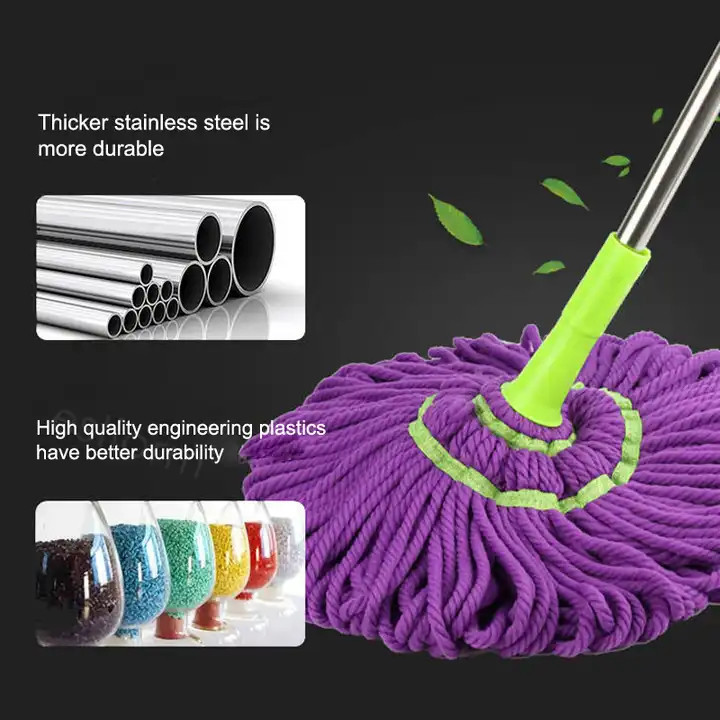 Jual Alat Pel Lantai Putar Otomatis 360 Derajat Twist MOP | Shopee ...