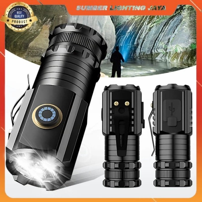 Jual SENTER SWAT POLICE MINI TERBAIK / SENTER LED RECHARGEABLE | Shopee ...