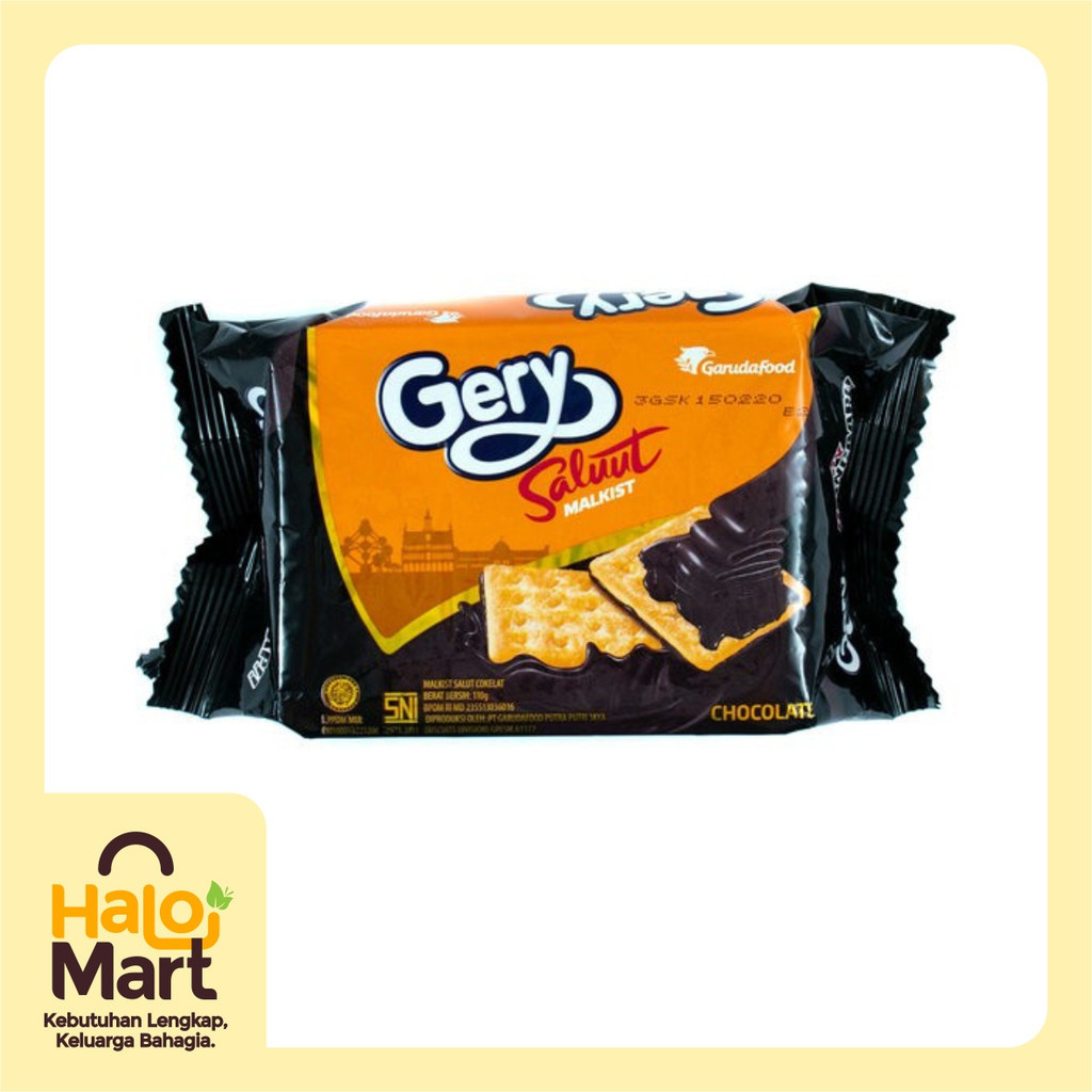 Jual GERY SALUUT MALKIST COKLAT FAM PACK 110 g | Shopee Indonesia