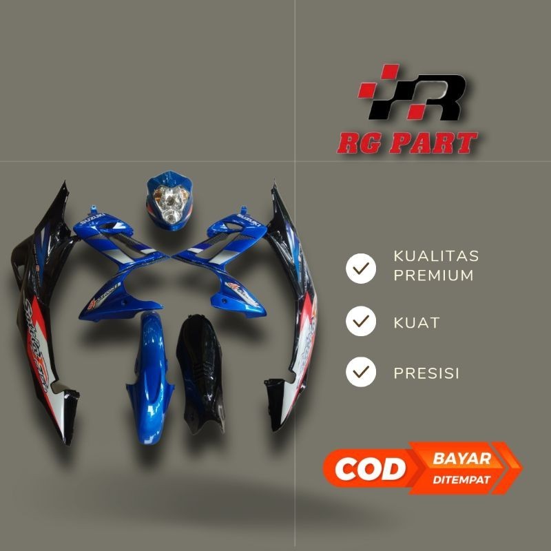 Jual Full body Satria Fu Thailand biru Fu lama | Shopee Indonesia