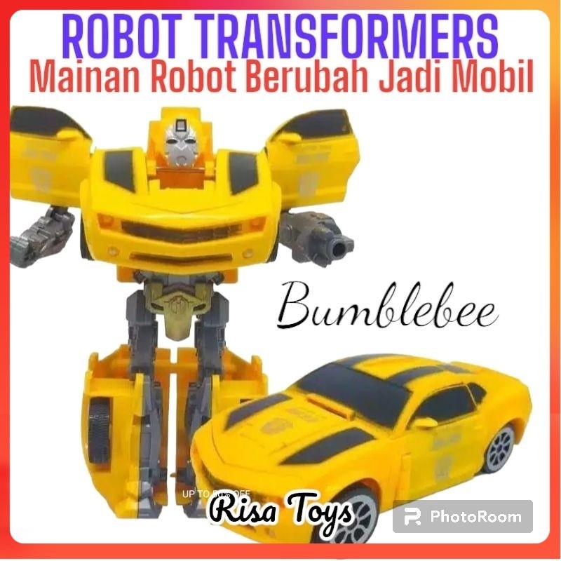 Jual RT TOYS - MAINAN ROBOT TRANSFORMER BUMBLEBEE / ROBOT BERUBAH JADI ...