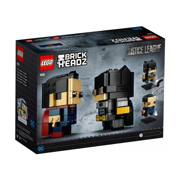Jual WHS - LEGO Brickheadz 41610 Tactical Batman & Superman Mainan ...