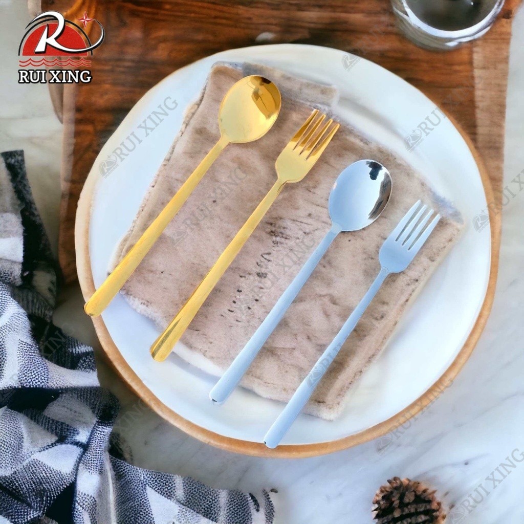 Jual 6 pcs Sendok garpu korea premium sujeo set stainless steel ...