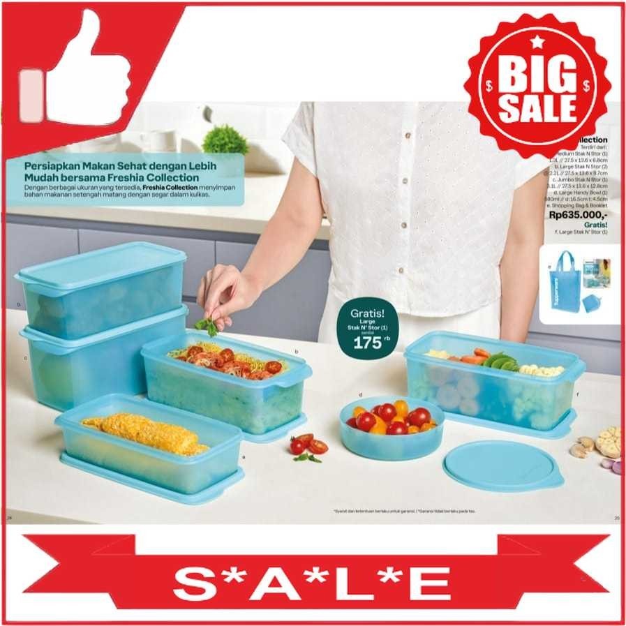 Jual Tupperware Freshia Collection with Gift Tupperware Original ...