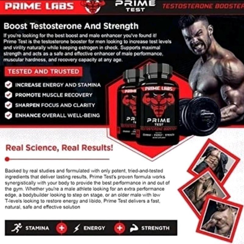 Jual PRIME LABS MENS TEST BOOSTER - TESTOSTERON BOOSTER - STAMINA ...