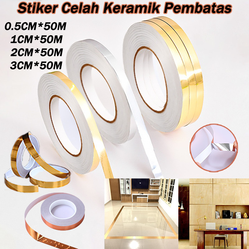 Jual Stiker Penutup Celah Keramik Pembatas/Menutup Nat Lantai Sticker ...