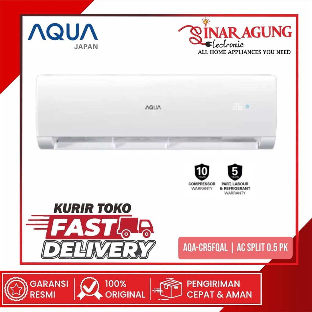 Jual AQUA AQA-CR5FQAL / CR5FQAL AC SPLIT 1/2 PK LOW WATT - GARANSI RESMI | Shopee Indonesia