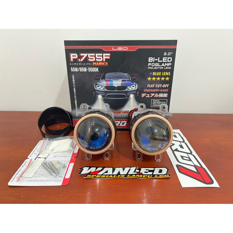 Jual PRO7 P755F MARK 2 FOGLAMP PROJECTOR BILED PRO7 P755 F MARK 11GOLED SERIES 3 INCH BLUE LENS ...