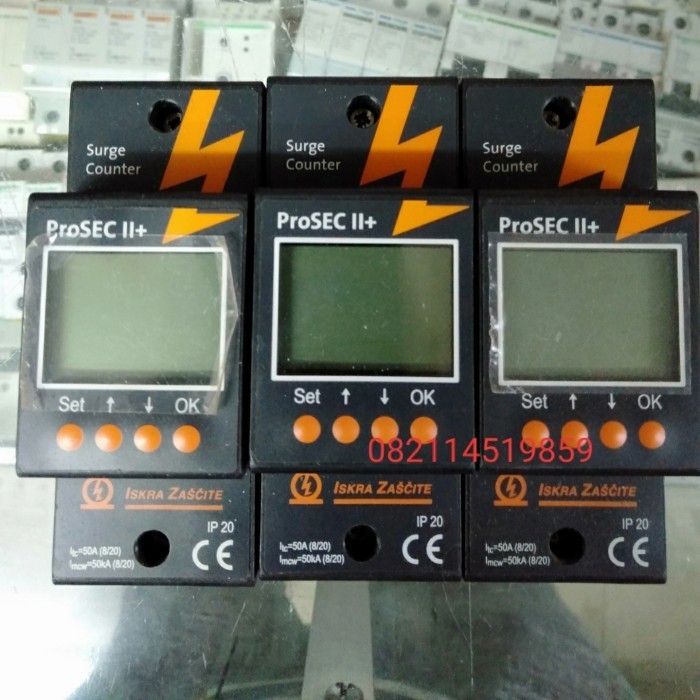 Jual Tiff penghitung sambaran petir surge counter proSEC II + alat ukur ...