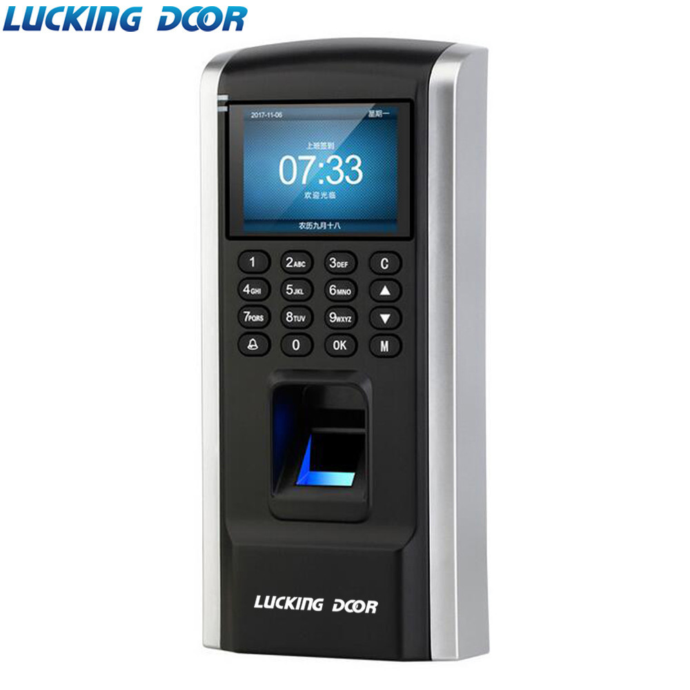 Jual Keypad fingerprint access control employee attendance RFID biometric access TCP / IP USB ...