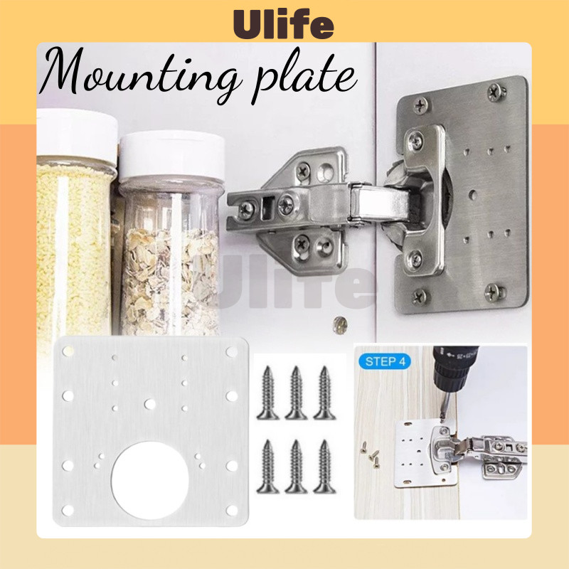 Jual Plat Perbaikan Engsel / Plat Engsel Pintu Kabinet / Plat Engsel ...