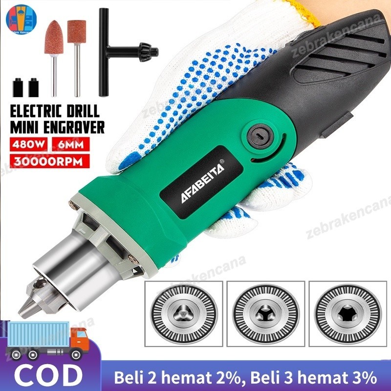 Jual Mini Engraver 6mm Mini Grinder Blister Tuner Bor Ukir Grafir 480w ...