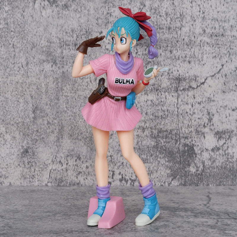 Jual Anime Cartoon Dragon Ball Z 25cm Bulma PVC Action Figure Cute ...