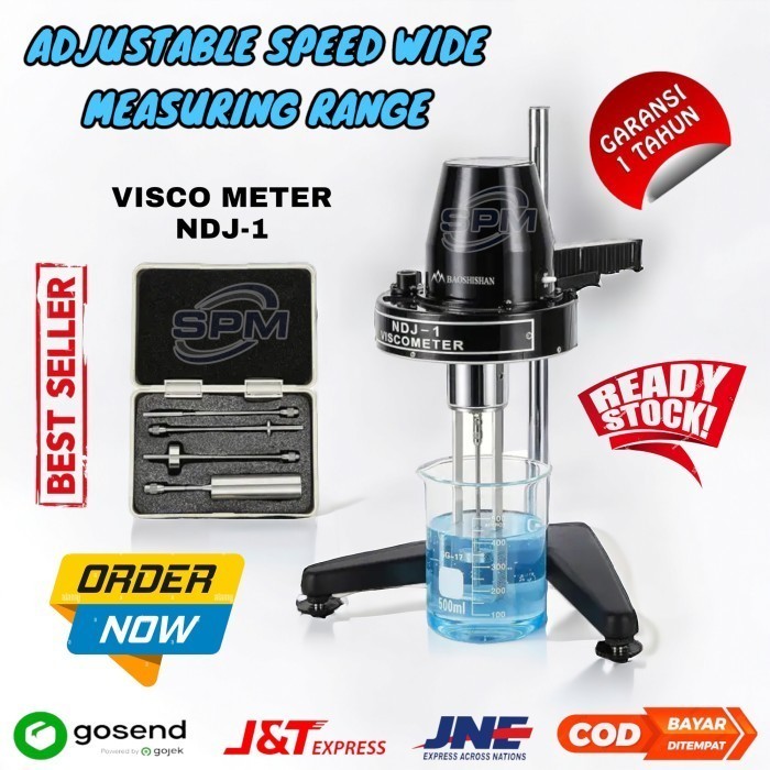 Jual Viscometer Rotary NDJ-1 Tester Viskometer Viscosity NDJ1 ...