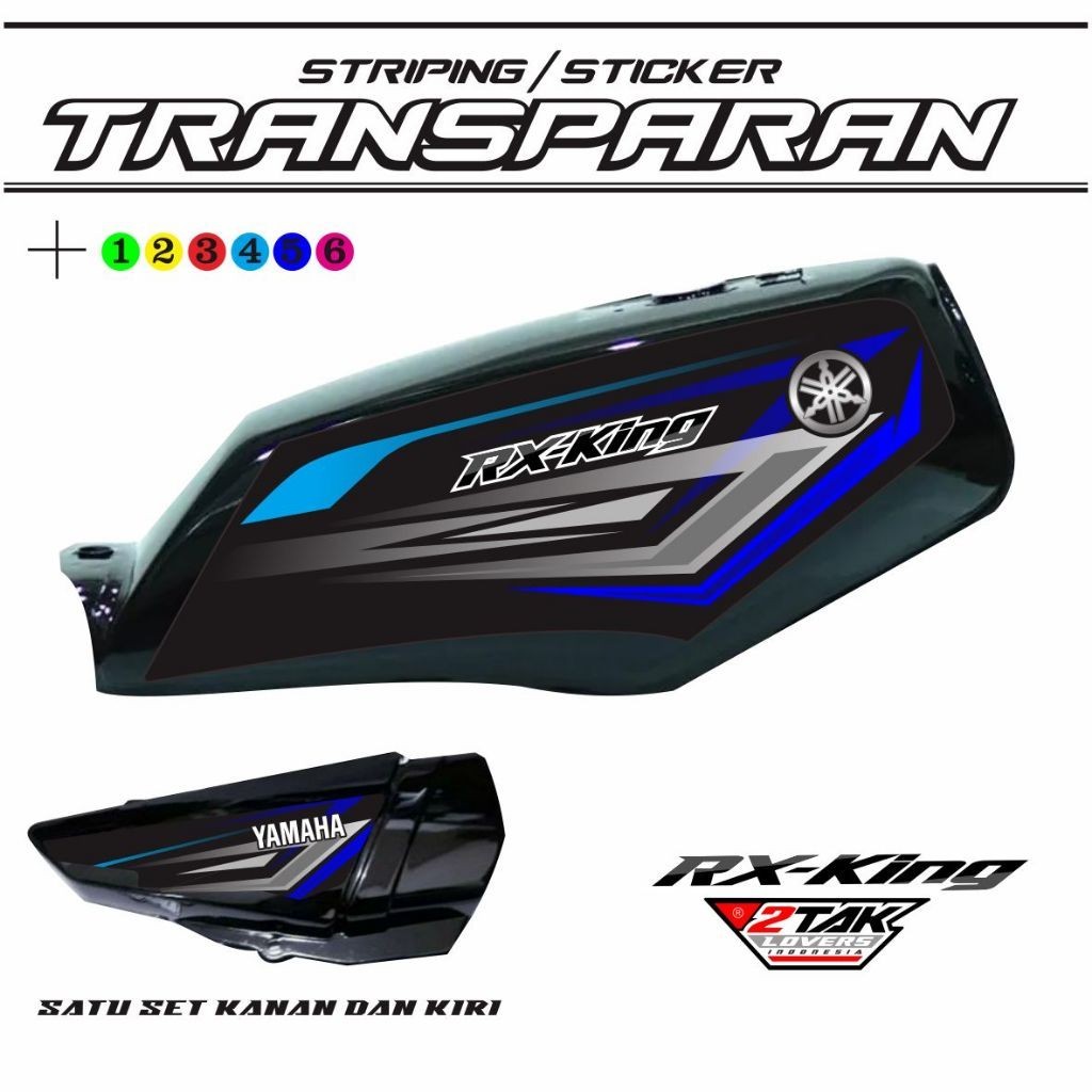 Jual STRIPING TRANSFARAN VARIASI MOTOR YAMAHA RX KING STIKER MOTOR ...