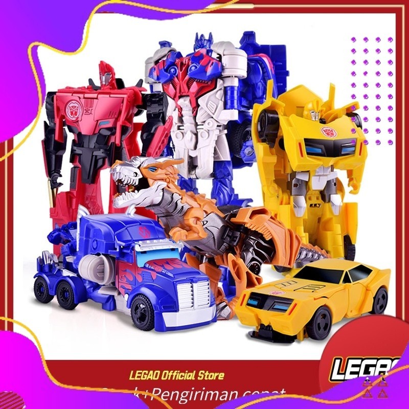 Jual LEGAO Mainan Anak Robot Transformasi Deformation 2 in 1 Action Figure Optimus Prime ...