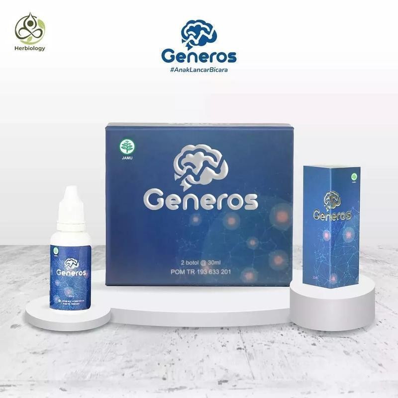 Jual GENEROS 1 Box isi 2 Botol - Madi Asli Membantu Atasi Speech Delay ...
