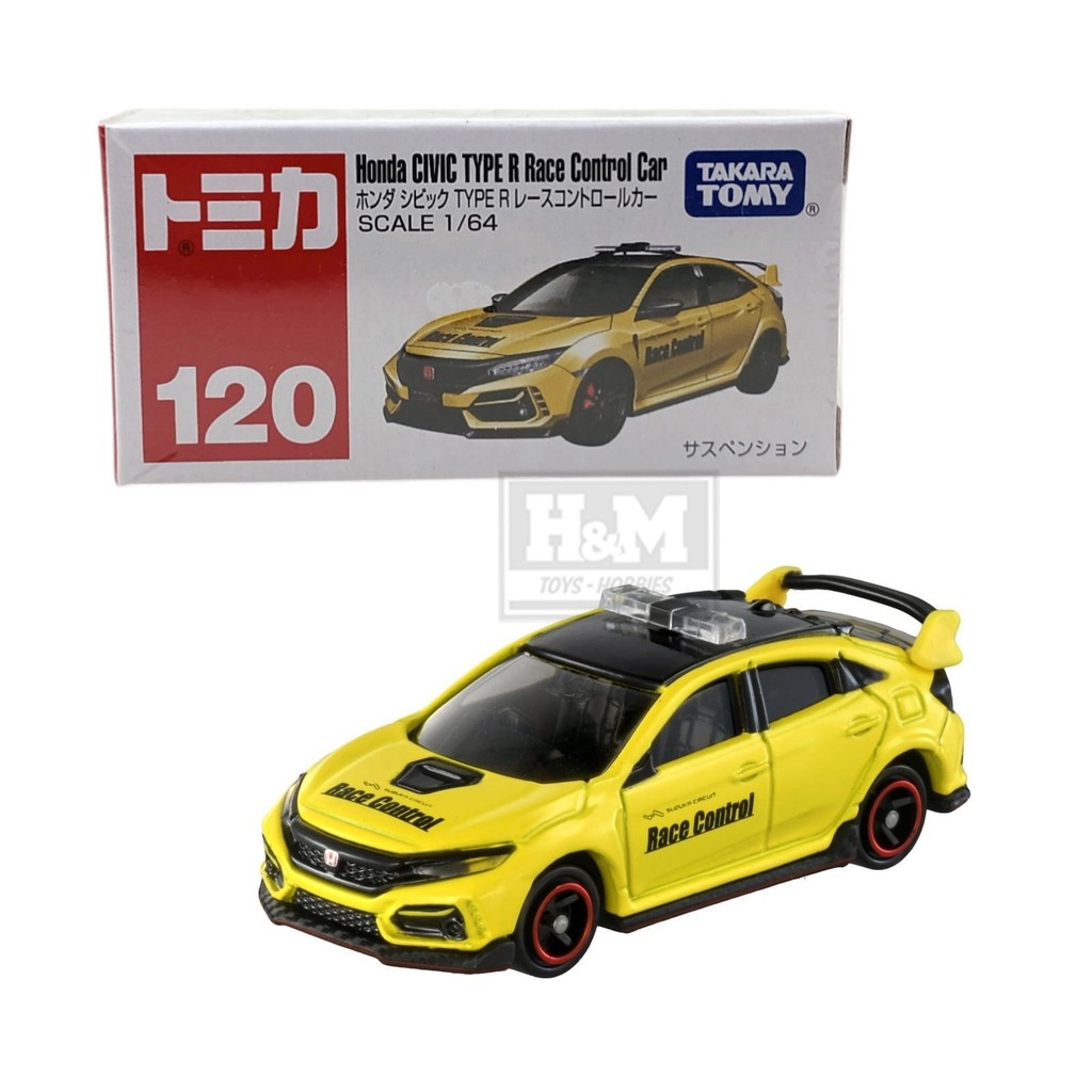 Jual Tomica 120 Honda Civic Type R Race Control Car Kuning - Takara ...