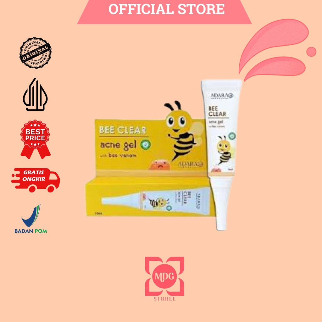 Jual Adara Bee Clear Acne Gel (kuning) | Shopee Indonesia