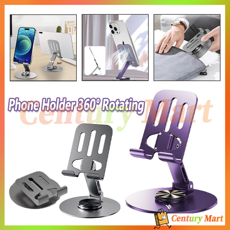 Jual CM Phone Holder Besi Full Metal 360 HD65 Stand Handphone Tab ...