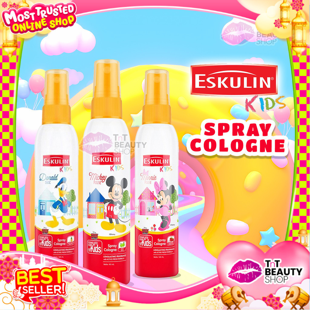 Jual Eskulin Kids Spray Cologne Series 60ml & 100ml | TnT Beauty Shop ...