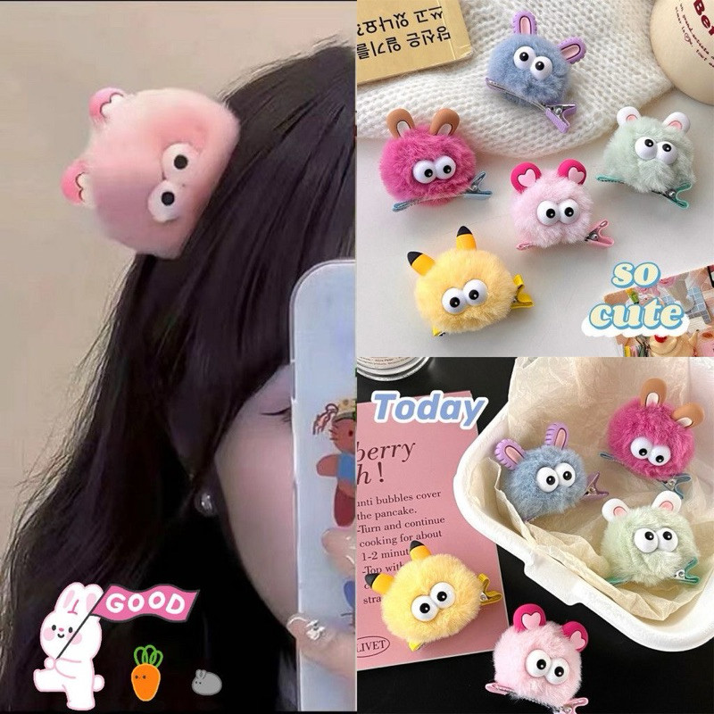 Jual KKD Jepit Rambut Poni Boneka Monster Ins Sulley Lucu JR312 ...