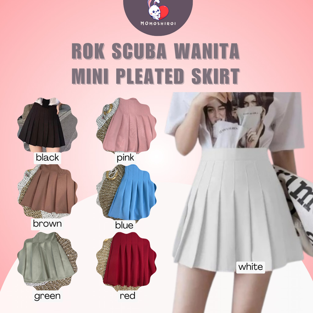 Jual 6356 - ROK SCUBA RAMPEL WANITA / ROK MINI WANITA / ROK KOREAN ...