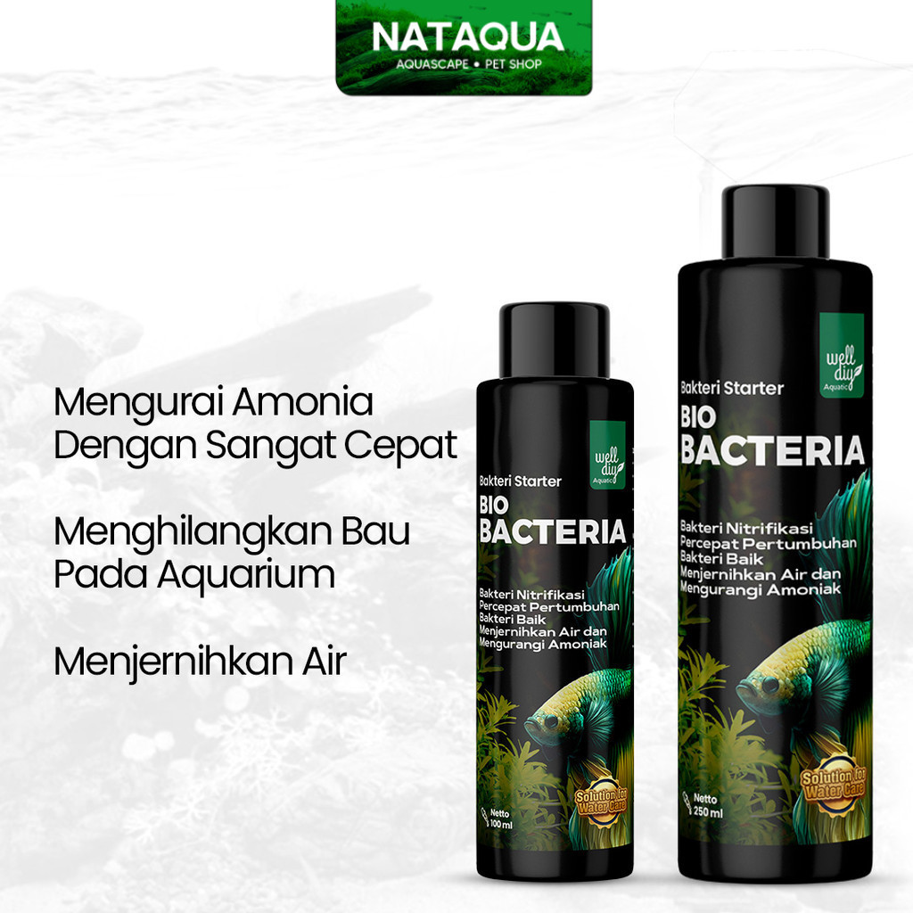 Jual Bakteri Starter Cair Aquascape Aquarium BIO BACTERIA - 100 & 250ml ...