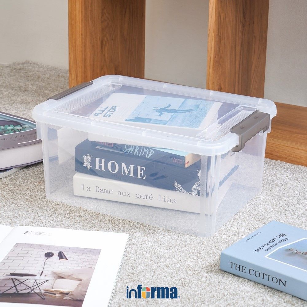 Jual Informa 40.5X30X19 cm Widea Kotak Penyimpanan Dengan Tutup Kotak ...