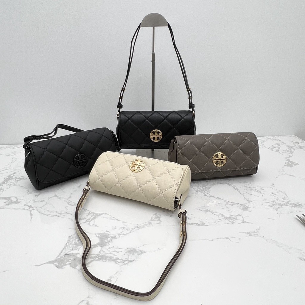 Jual Tory Bur**143673 new Willa Baguette Bag Crossbody Bag/Armpit Bag ...
