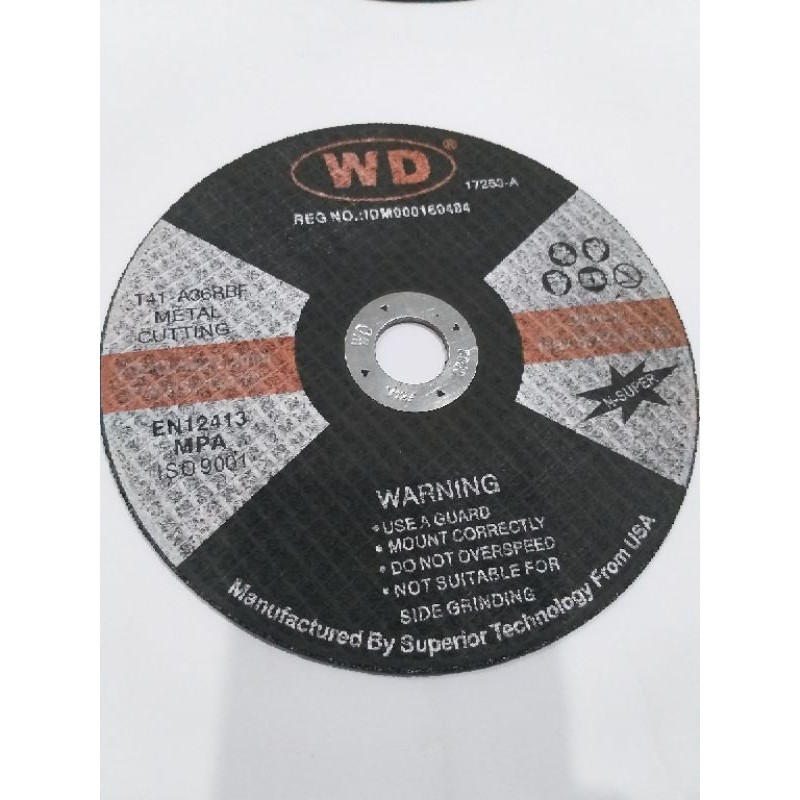 Jual WD potong 7 inch / Mata Gerinda potong / Cutting Wheel WD 7 inch ...