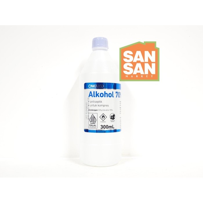 Jual OneMed Alkohol 70% 300 ml | Shopee Indonesia
