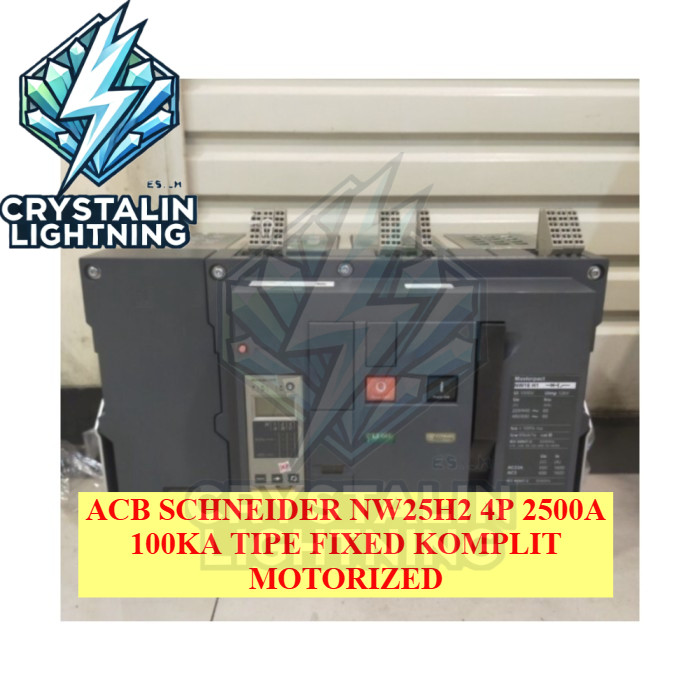 Jual ACB SCHNEIDER NW25H2 4P 2500A 100KA TIPE FIXED KOMPLIT MOTORIZED UVT AUX NW25H24F2EH ...