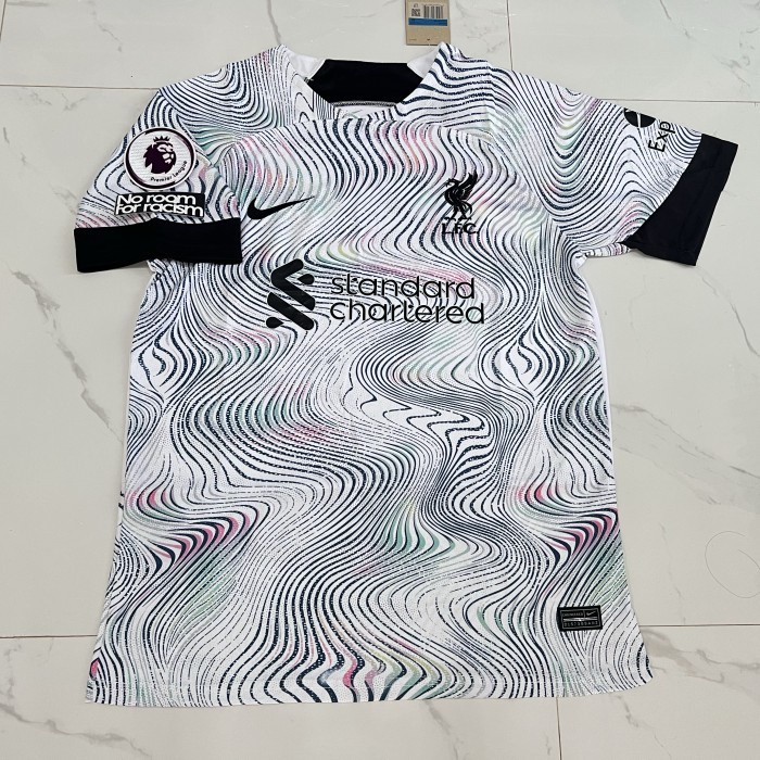 Jual JERSEY LIVERPOOL AWAY 2022 2023 FULL PATCH BPL JERSEY FULL PATCH ...