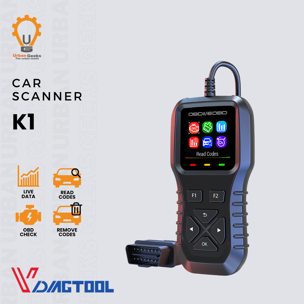 Jual OBD Car Diagnostic Scanner K1 Check Engine Error Code Mobil Real ...