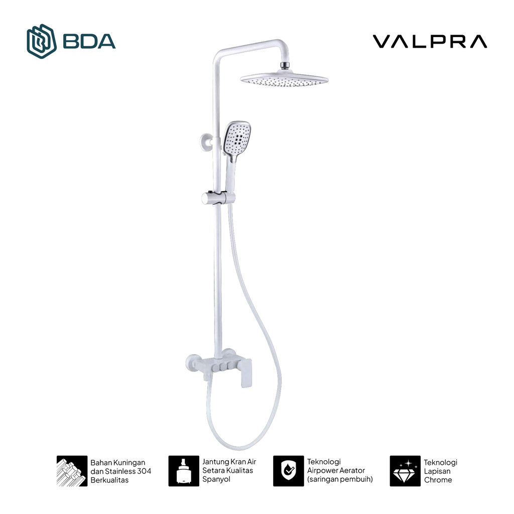 Jual Valpra Shower Kamar Mandi Set Shower Set Tiang Shower Mandi Panas ...