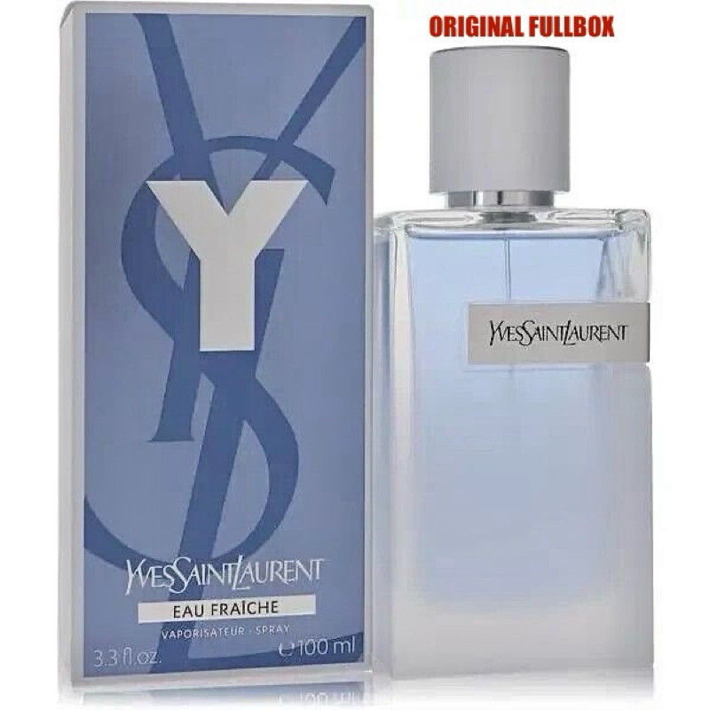Jual Parfum original YSL Y EAU FRAICHE 100ml (ORIGINAL FULLBOX)men ...