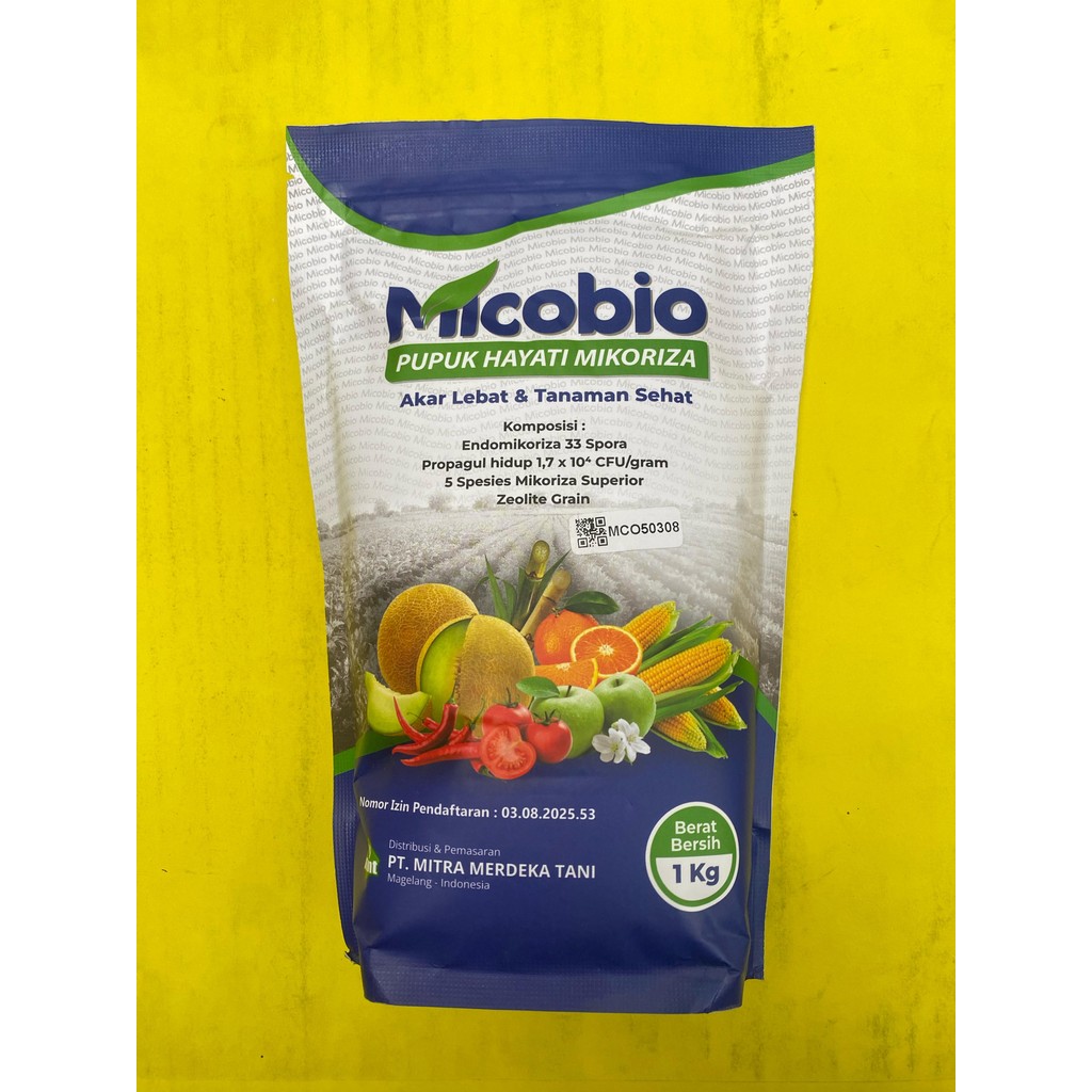 Jual Pupuk hayati mikoriza meningkatkan struktur akar MICOBIO isi 1kg ...