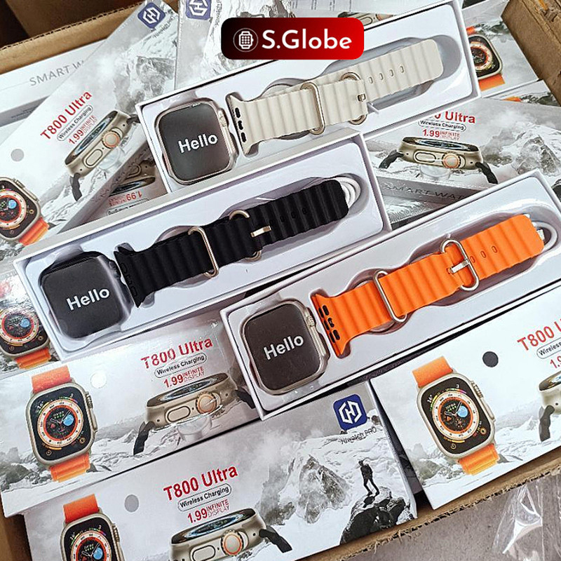 Jual Smartwatch T800 Ultra Series 8 1.99 HD full Screen Wireless ...