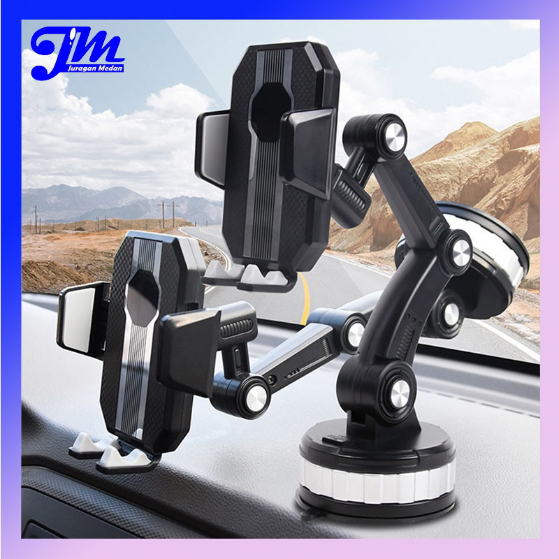 Jual Robotic Stand Holder Handphone 360 Rotatable Dudukan Hp Kaca ...